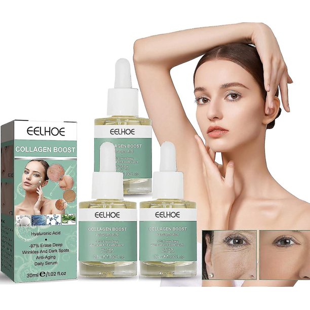 2023 New Anti-aging Serum-3pcs Eelhoe Collagen Boost Anti-aging Serum, Eelhoe Collagen Boost ...