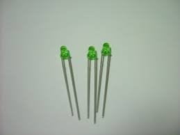 Sharp GL3EG8 LED Yellow-Green Color 565nm, T1 3mm, 2.1-2.8V (3 pieces ...