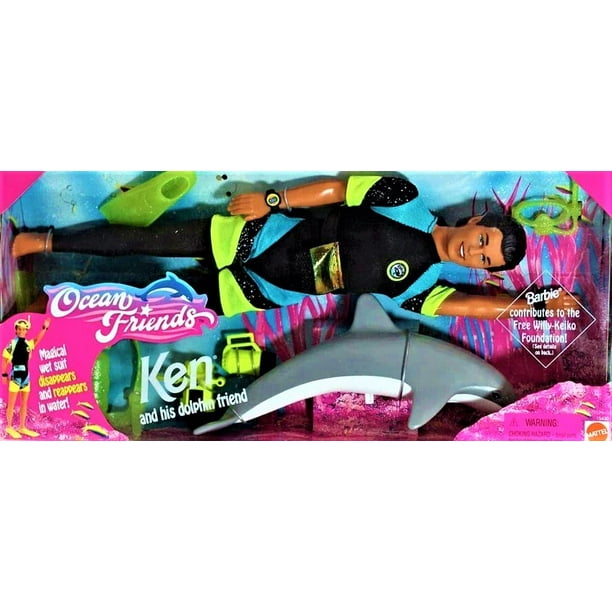 Ocean Friends Ken and His Dolphin Friend Barbie Barbie - | Bodega ...