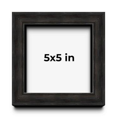 Carbonized Black Shadow Box Frame Real Glass Window Door with Hinge 5 x ...
