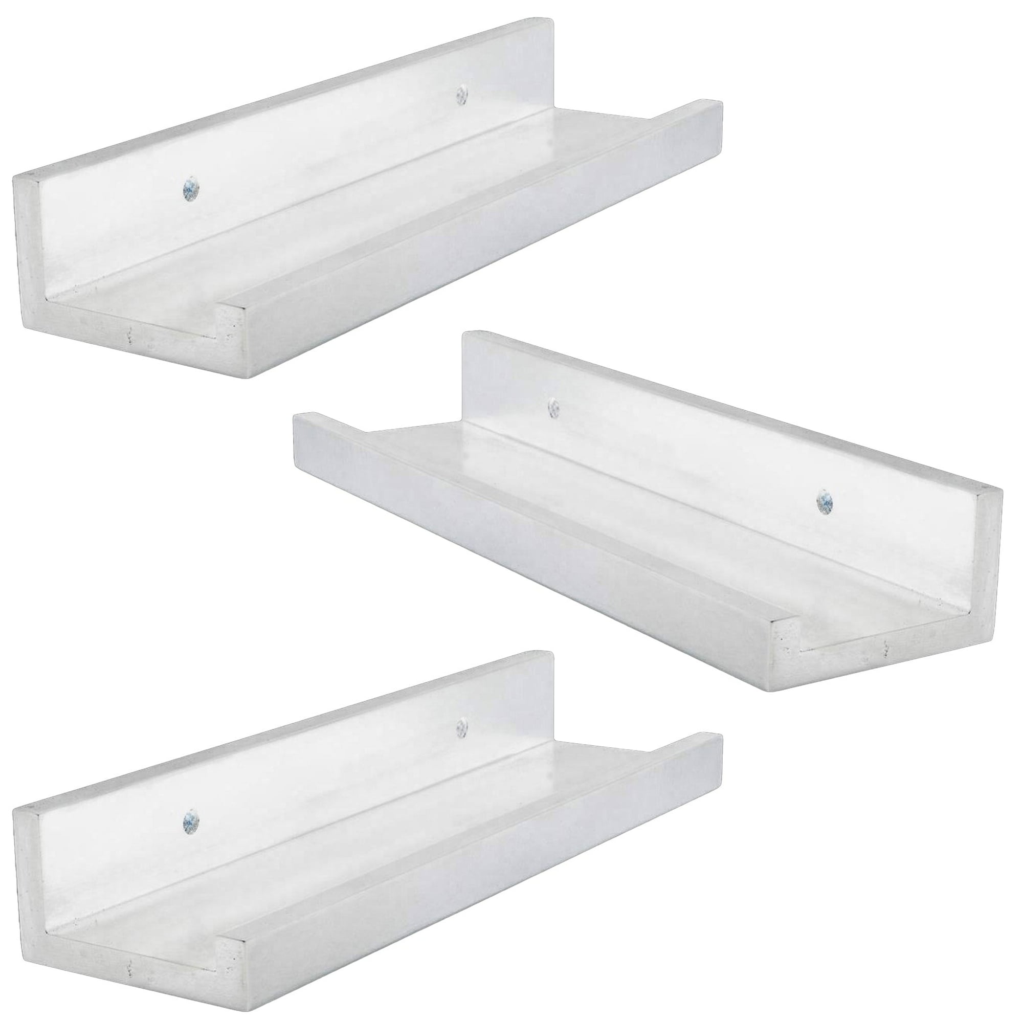 Click here for Ity International - Set Of 3 Wall Shelves With Rai... prices