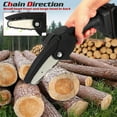 Jahy2Tech Hand Operated Mini Pruning Chainsaw, Rechargeable with ...
