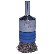 Weiler Stem-Mounted Circular Flared End Brushes, Steel, 16,000 rpm, 2 3 ...