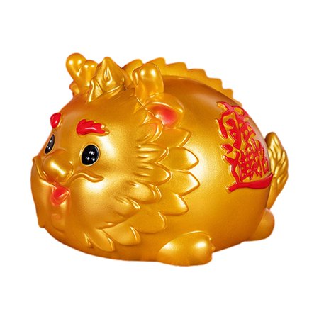 GROWTH TANK Spring Festival Dragon Piggy Bank Chinese New Year Piggy ...