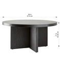 Better Homes & Gardens Lillian Fluted Coffee Table, Black - Walmart.com