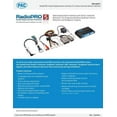 PAC RadioPro RP5-GM11 Radio Replacement Interface With Built-In OnStar Retention, Steering Wheel ...