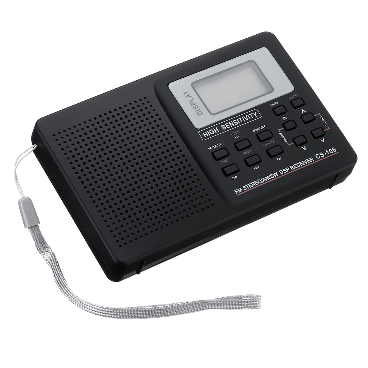 Portable Digital World Full Band Radio Receiver Am Fm Sw Mw Lw Radio