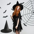 10PCS Halloween Black Hanging Witches Hats Costume Accessory ...
