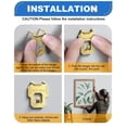 45 lb Claw Drywall Picture Hangers : 15 Pack Black Wall Picture Hanging ...