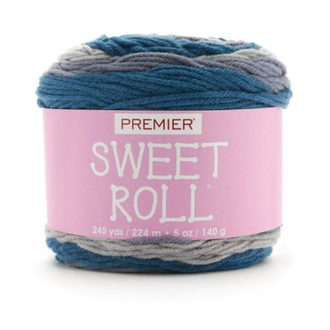 Premier Yarns Sweet Roll Yarn-Blueberry Swirl - Walmart.com