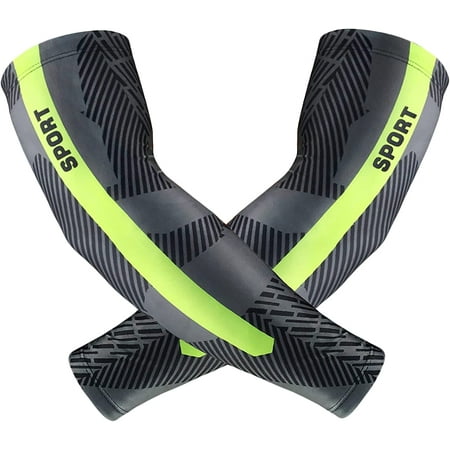 Sports Compression Arm Sleeves UV Sun Protection Cooling Arm Sleeves ...