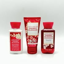 Bath and Body Works Japanese Cherry Blossom 3-Piece Bundle: 8oz Body Lotion, 10oz Shower Gel ...