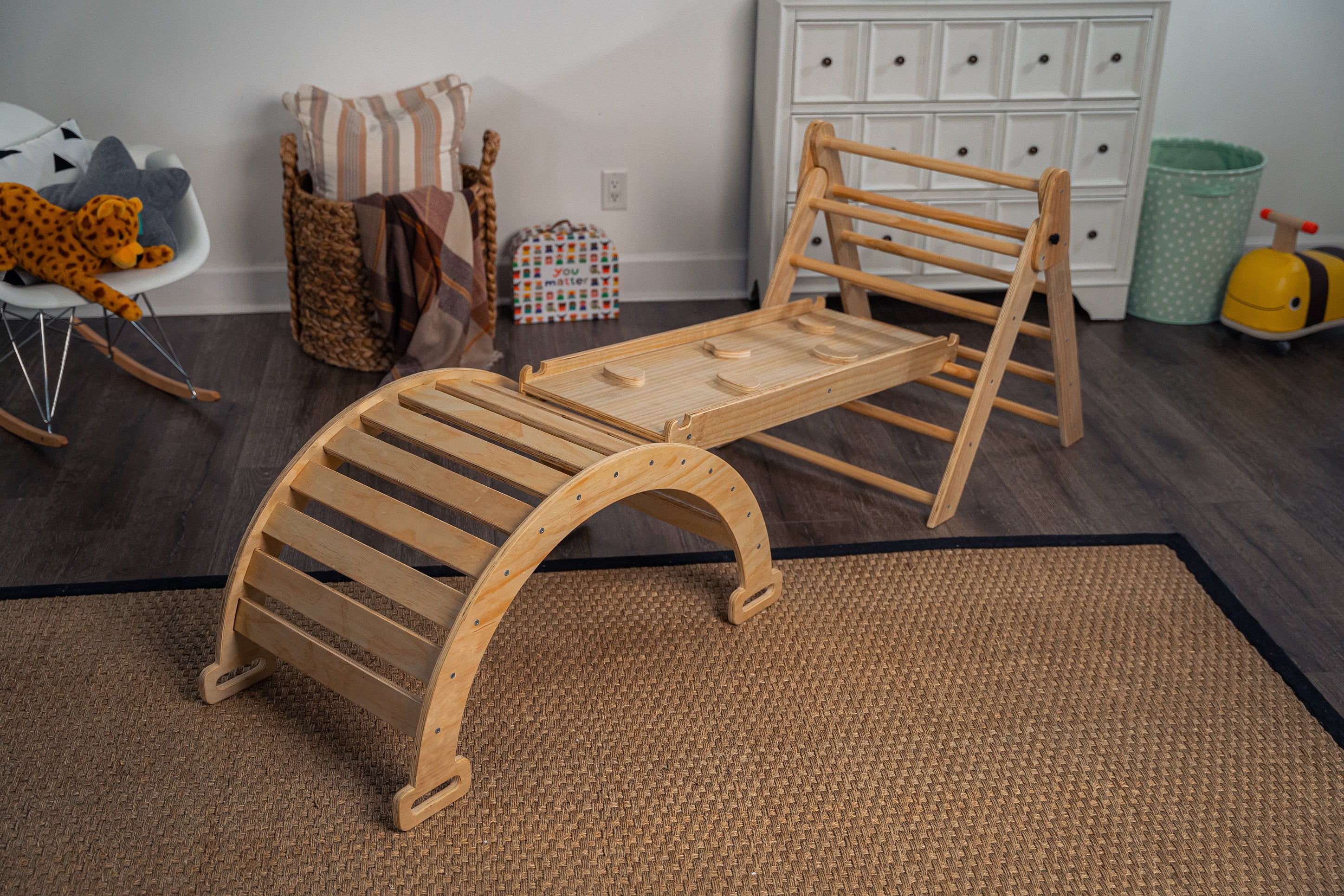 Buy Avenlur Foldable Pikler Triangle Ladder - 3 in 1 Triangle Climber ...