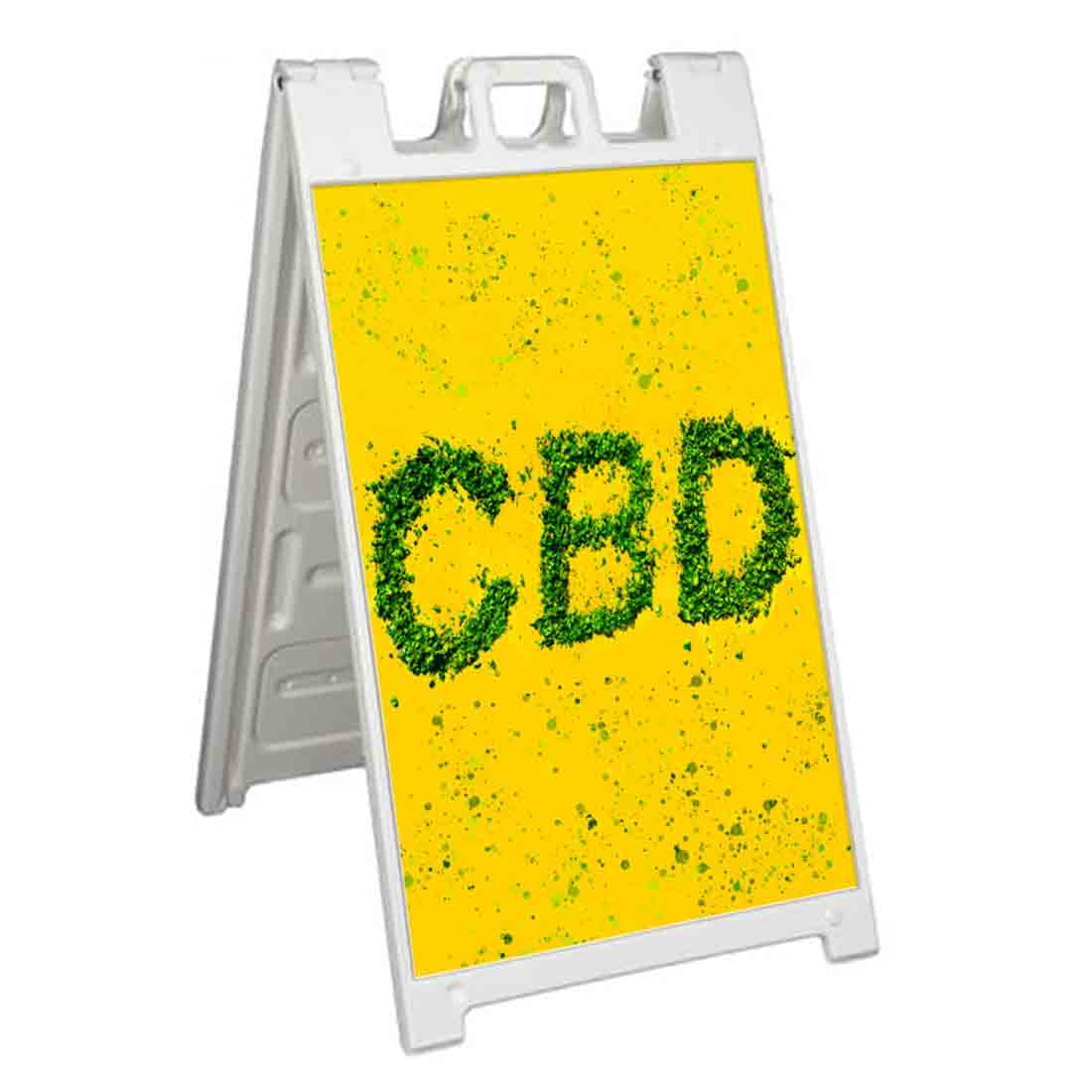 CBD (24" X 36") Standard A-Frame Signicade, Includes Decal Applied To ...
