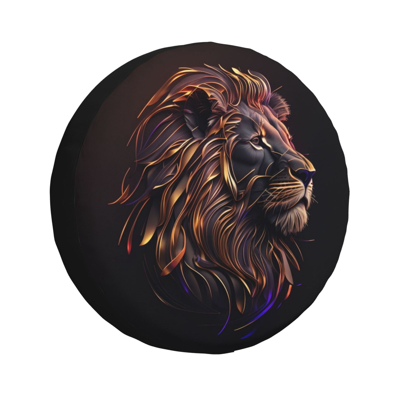 DouZhe Waterproof Spare Tire Cover, Lion Feline Predator Prints ...