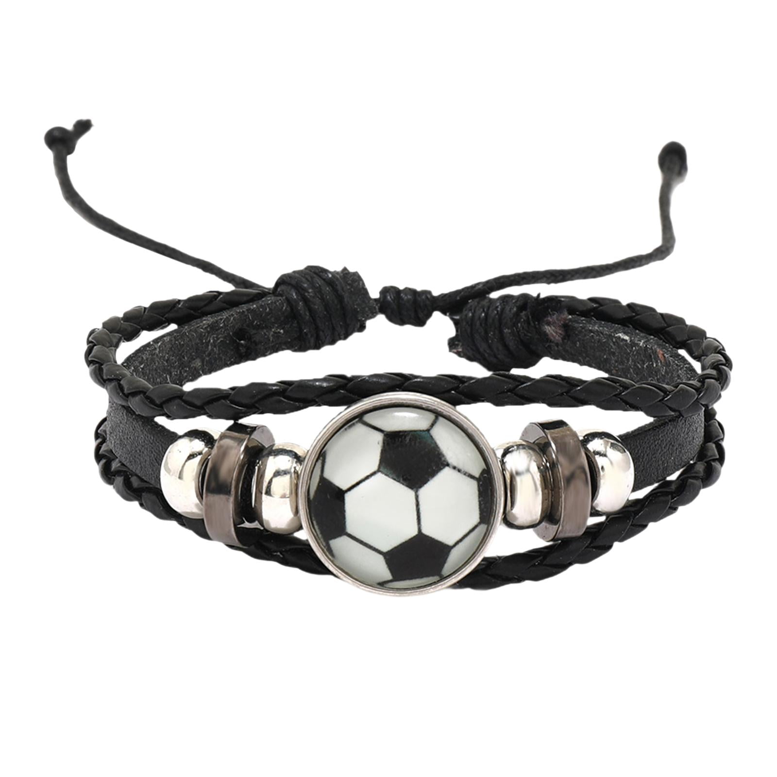 Click here for Lionlar Soccer Bracelet Handwoven Luminous Footbal... prices