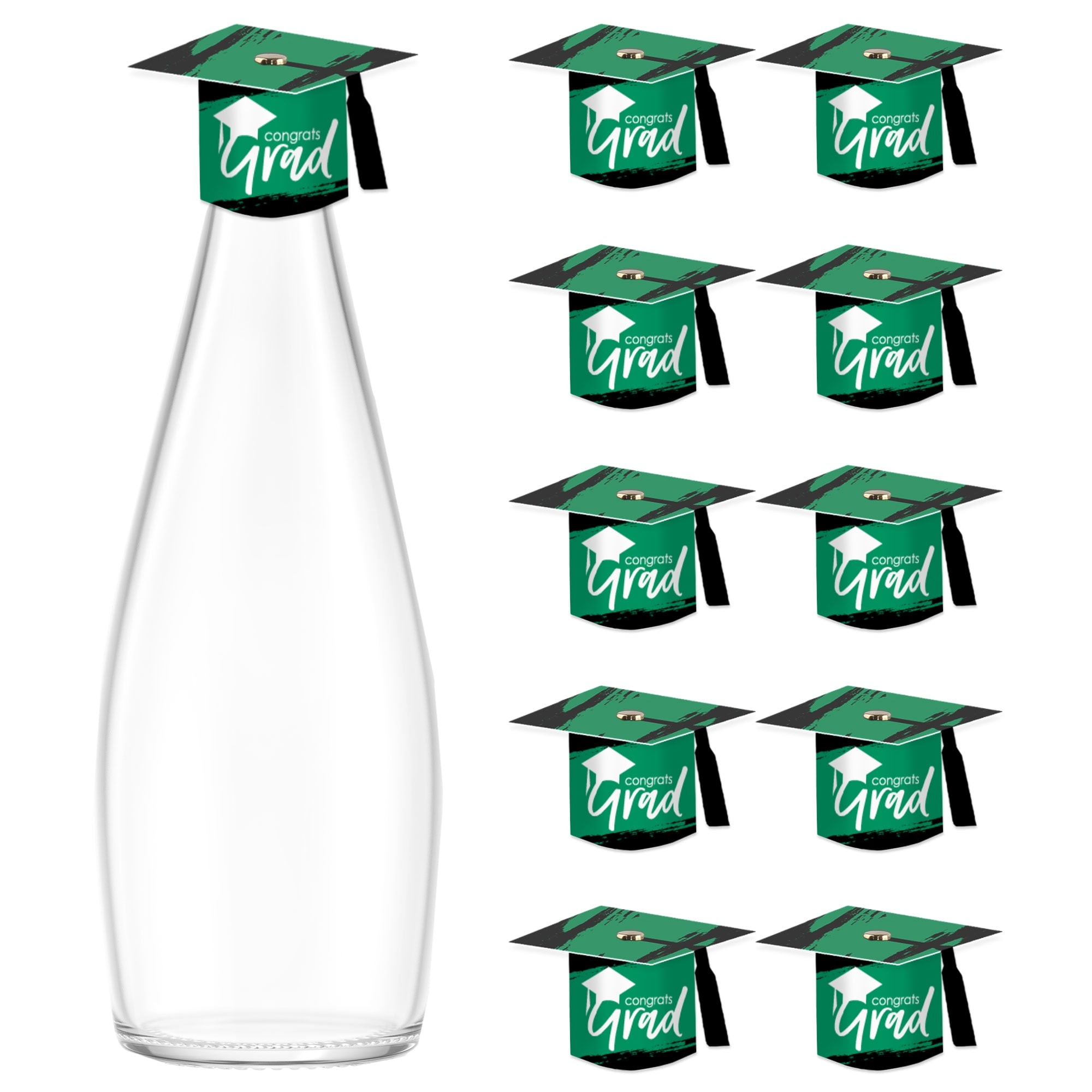 Big Dot of Happiness Green Grad - Best is Yet to Come - DIY Grad Cap ...