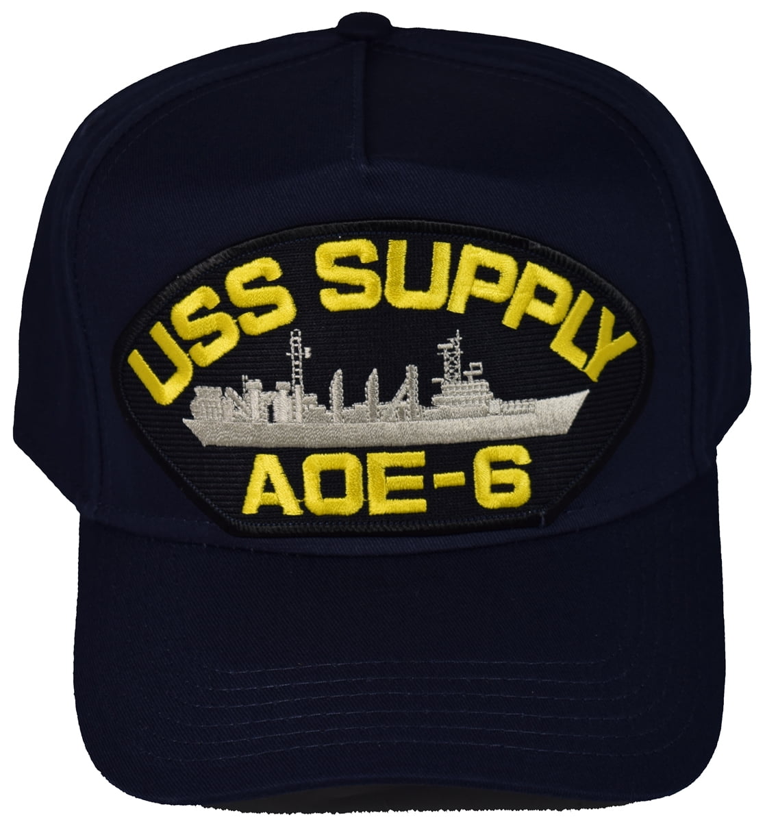USS SUPPLY AOE-6 HAT - NAVY BLUE - Veteran Owned Business - Walmart.com