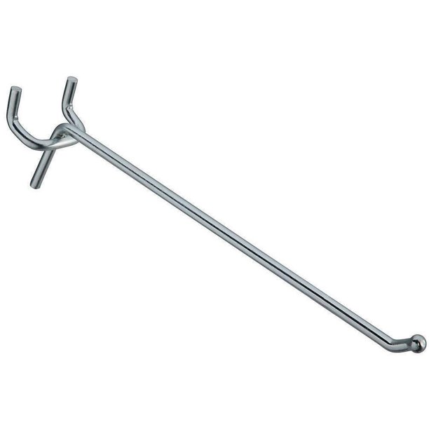 Stanley Hardware 819555 6" Straight Single Pegboard Hooks, 3 Count ...