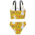 BZSMCE Swimsuit 2-Piece Tank Swimming Wear Quick Dry Bathing Suit-White ...
