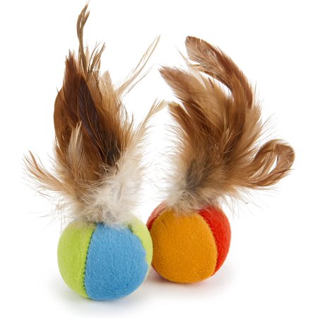 Flutter Ball Cat Toy Feather Ball 2 Pack | Walmart Canada