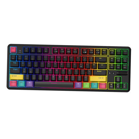 Bluetooth Wired Mechanical Keyboard LED Light PBT DIY Kit Type-C ...