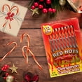 (2 pack) Red Hots Cinnamon Flavored Candy Canes, Christmas Candy, 5.3oz ...