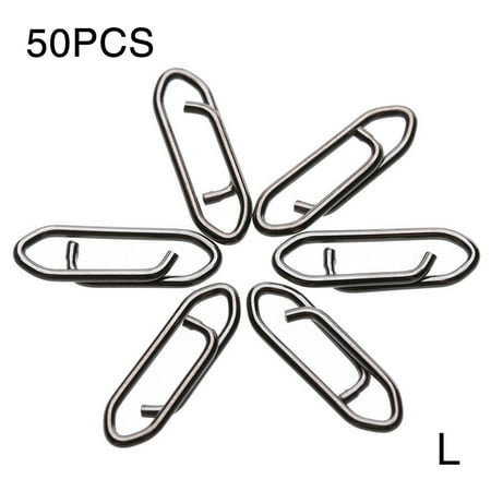 50PCS Tactical Anglers Stainless Steel Power Clips High Strength ...