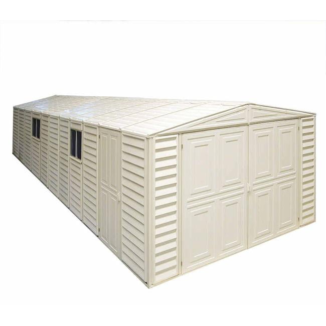 Duramax 01316 - WoodBridge Vinyl Garage 10.5'x23' Includes Foundation ...