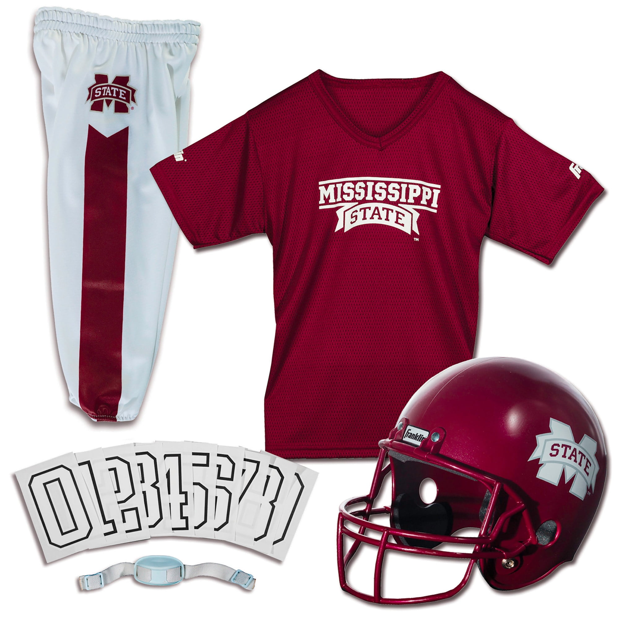 Mississippi State Bulldogs Franklin Sports Youth Deluxe Uniform Set ...