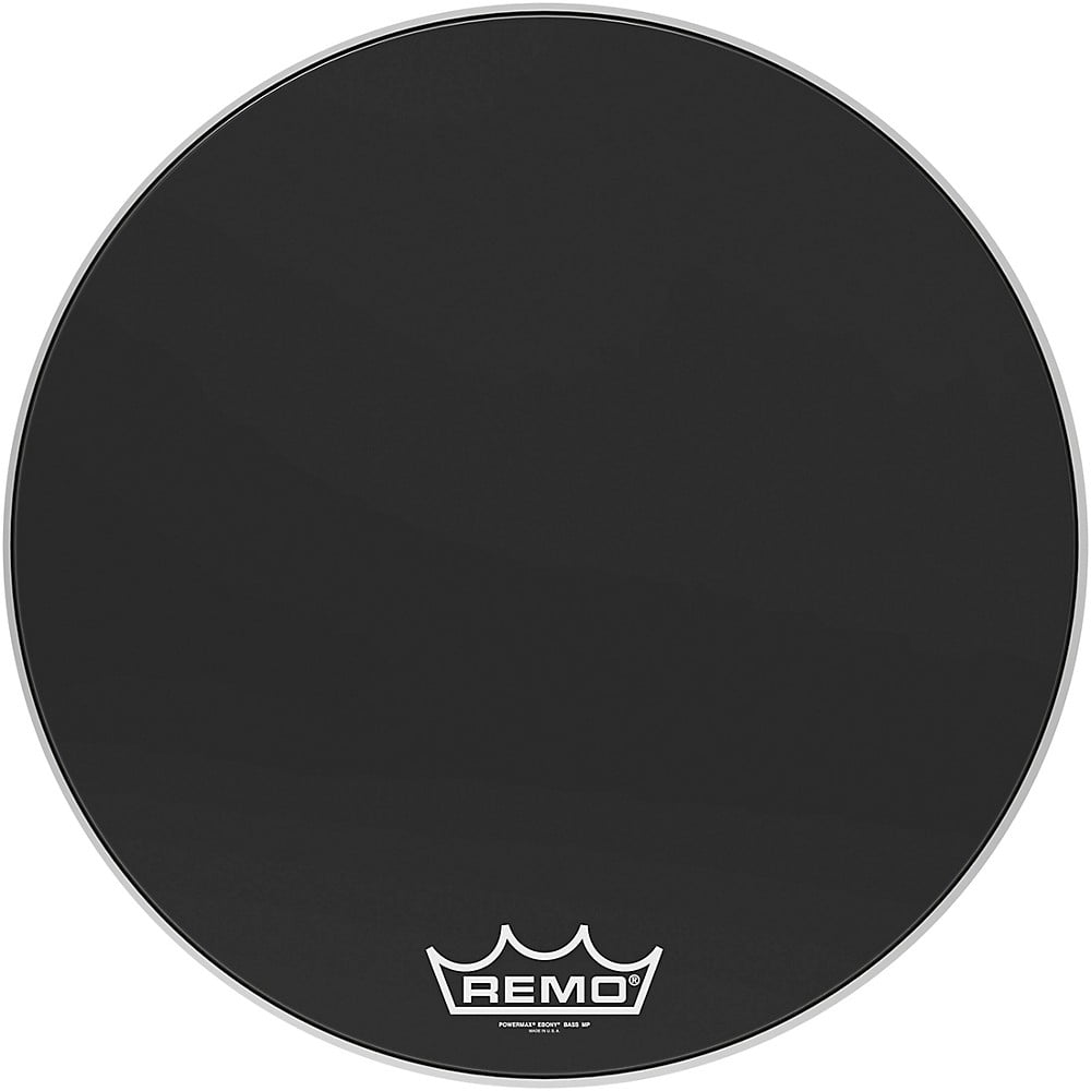 Remo PM1428MP-U 28 in. Powermax Ebony Marching Bass Drum Head - Walmart.com