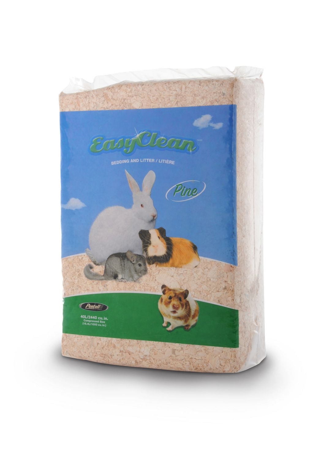 Pestell Easy Clean Pine Bedding & Litter - 40L/2440 cu.in., Pine ...