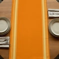 Burnt Orange Burlap Cotton Table Runner 13x60 Inches Long, Retro ...