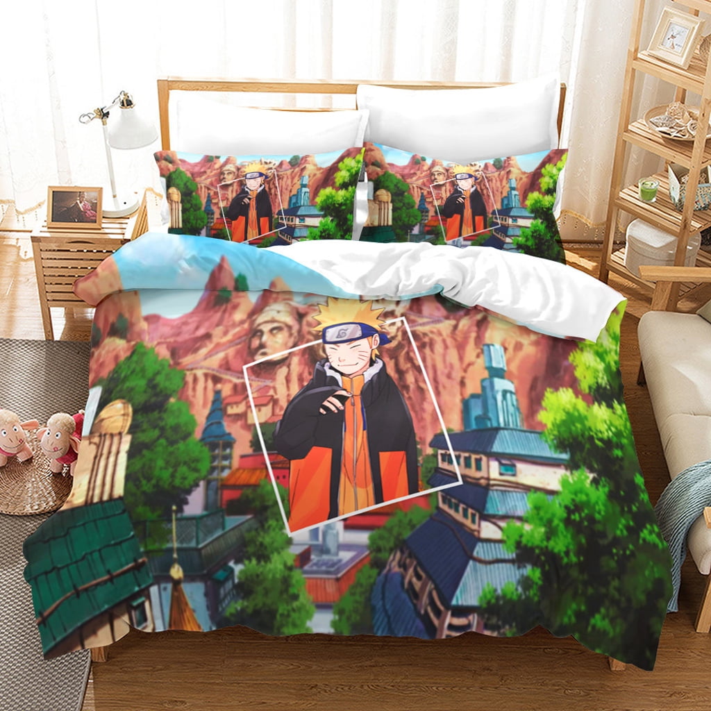Buy New Cool Anime Naruto Bedding Bed Set Twin Full Queen King Size ...