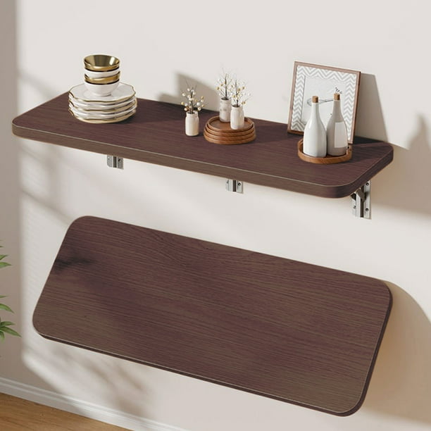 EGNMCR Wall Mounted Shelves Wall Foldable Shelves A Board Shelves Board ...