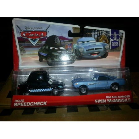 Disney Pixar Cars Doug Speedcheck and Yelling Finn McMissile Diecast ...