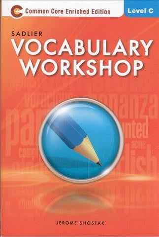 VOCABULARY WORKSHOP,LEVEL C - Walmart.com