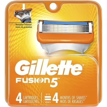 Gillette SkinGuard Men's Razor Blades - Shaving Fusion, 4 Blade Refills ...