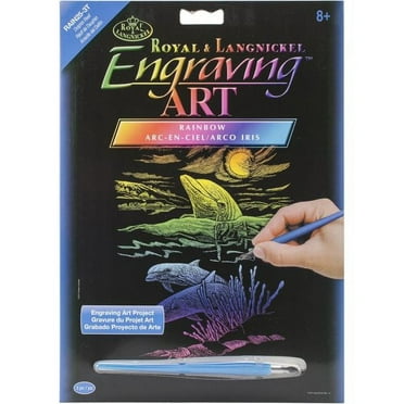 Silver Foil Engraving Art Kit 8"X10"-Eiffel Tower - Walmart.com