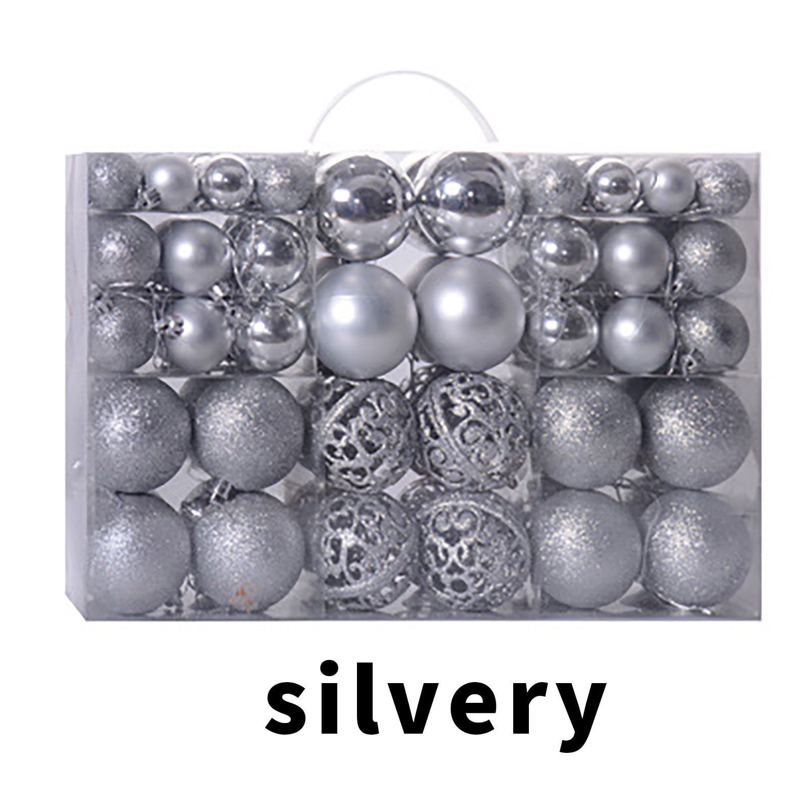 Wioihee 100Pc Christmas Ball Ornaments Shatterproof Balls for Christmas ...