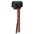 Solar Group Gibraltar Cedar Mailbox Post Kit, 43.3 in., Natural Red ...