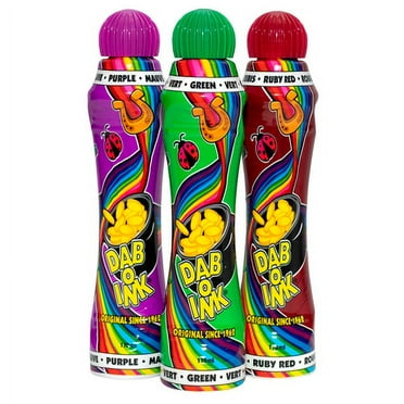 Dab-O-Ink Sunsational Bingo Daubers - 3 Pack (Pink, Teal, Lilac), 4 ...