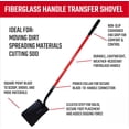 2 - Piece Garden Tool Set - Transfer Shovel & Bow Rake with Fiberglass ...