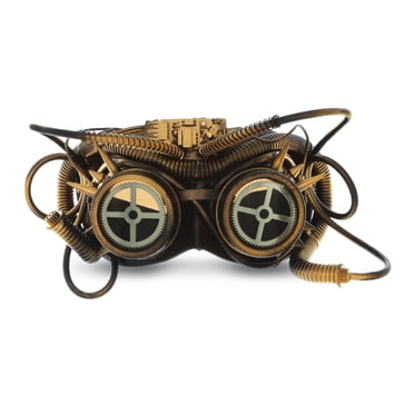 DODOING Steampunk Goggles Vintage Spiked Goggles Glasses Welding Cyber ...