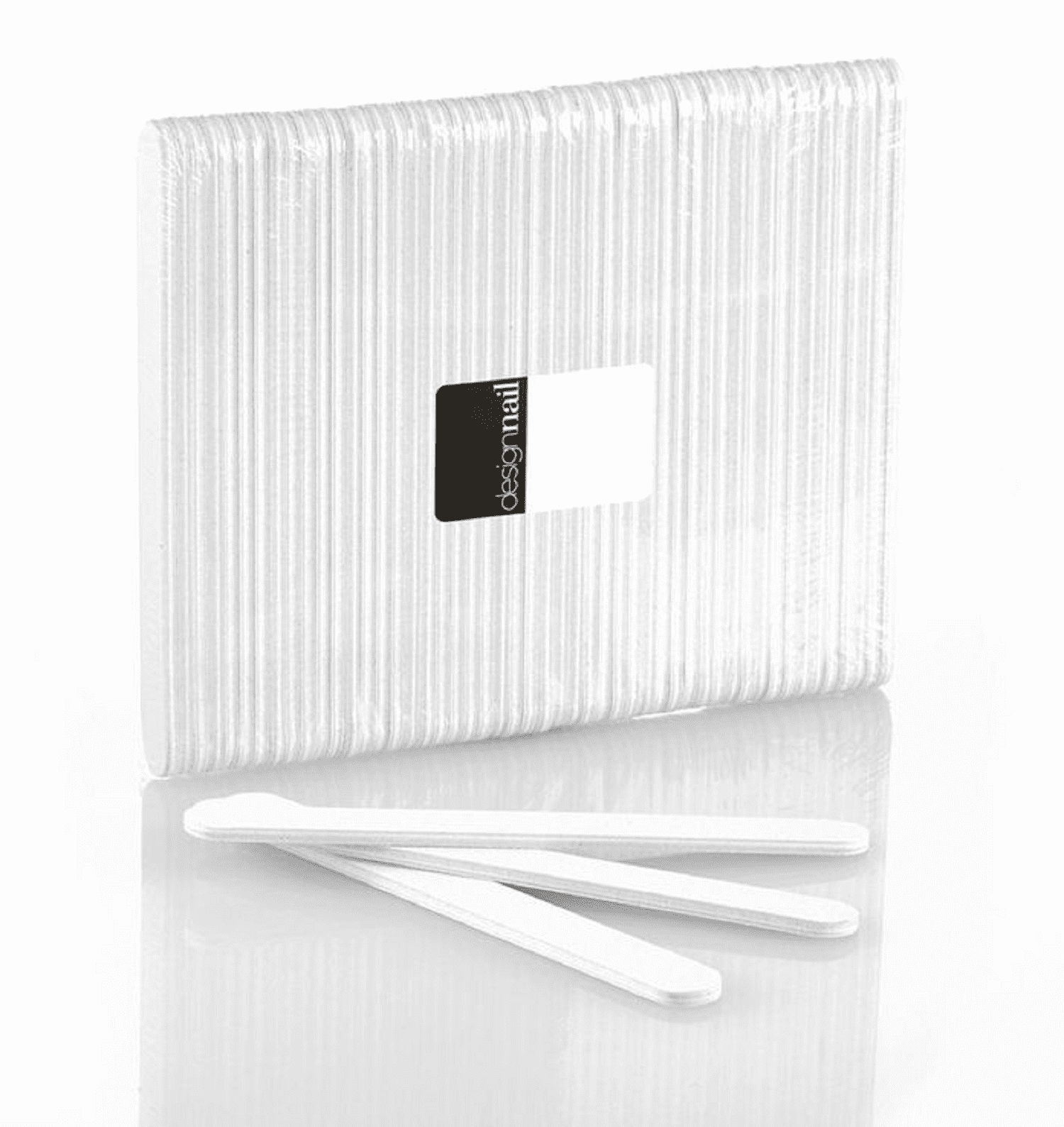 Design Nail - Premium Nail Files Cushion Board 80/100 White (50 ct/Pack ...