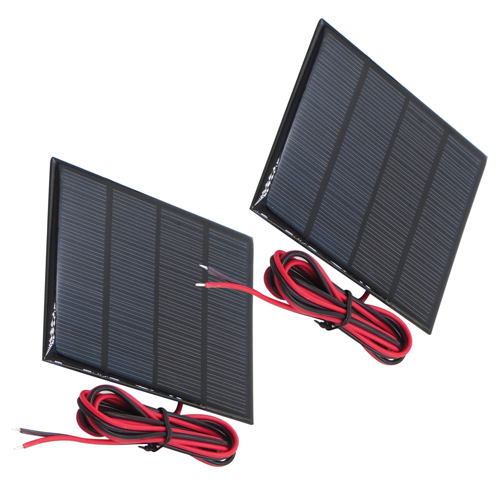 2Pcs1.5W 12V Solar Panel Small Cell Module Epoxy Charger DIY Kit Solar ...