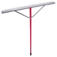 Bully Tools Landscape 18" Stone Rake with 66" Fiberglass Handle and ...