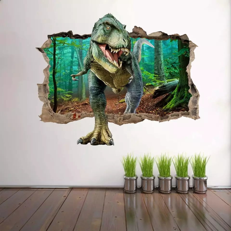 Vinil Decorativo Dinosaurio Rex H&Jess Vinil Infantil | Walmart en línea