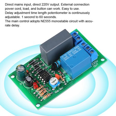 Relay Board Input/output Delay Module 220V Relay Board Timer Relay Delay Switch Module Input ...