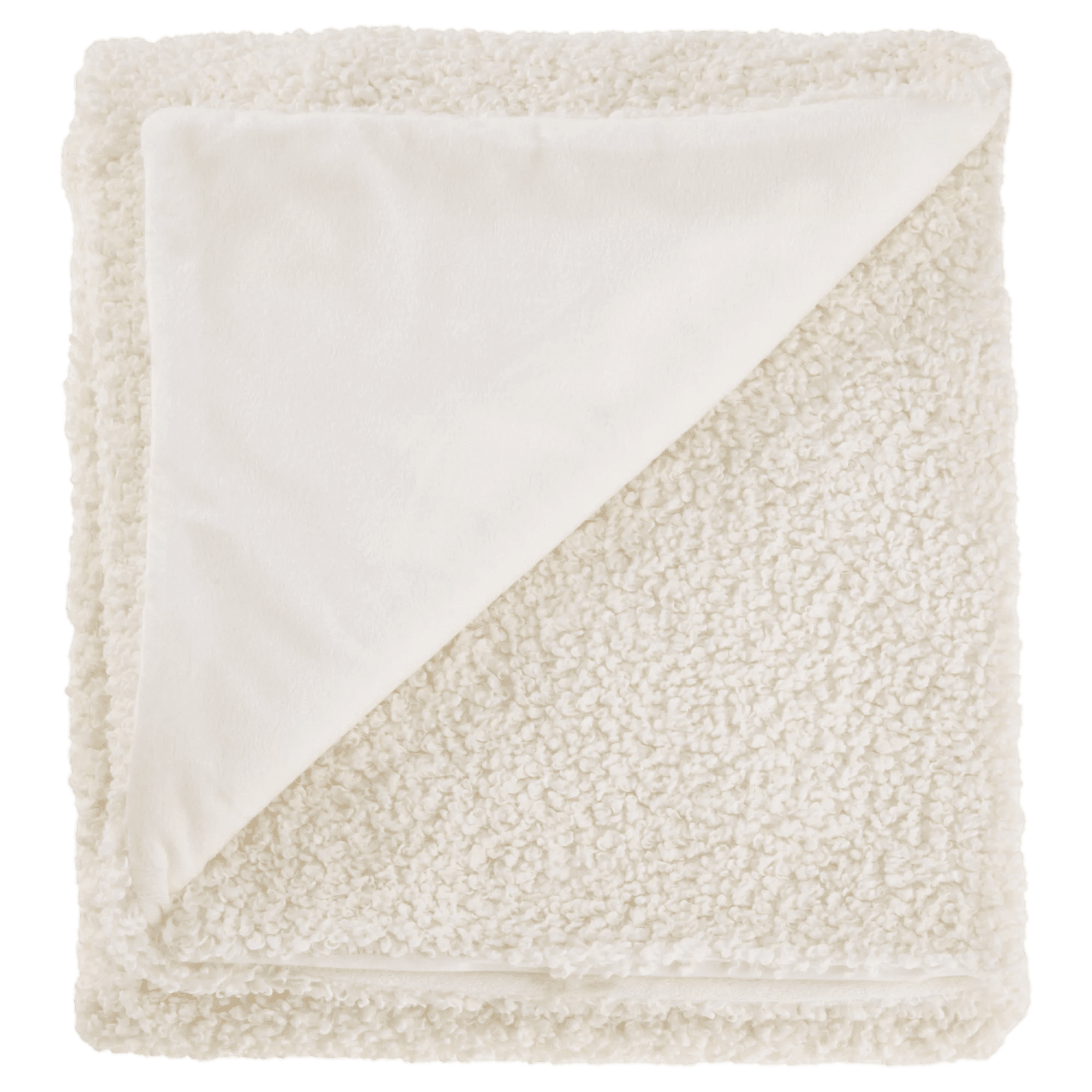 Click here for Bouclair White Doodle Boucle Throw 50x60 In (127x1... prices